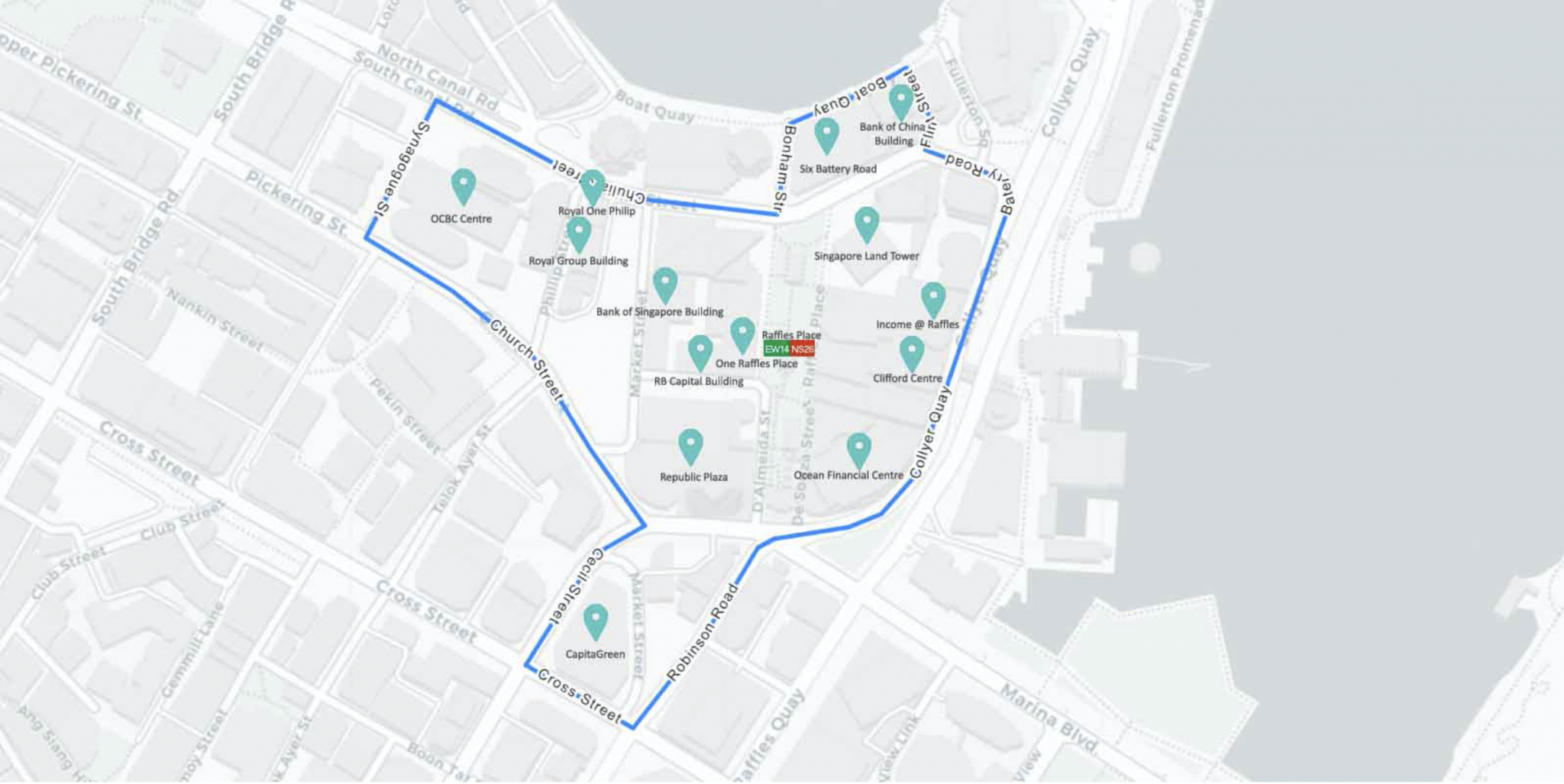 List Of Offerings - Raffles Place.sg