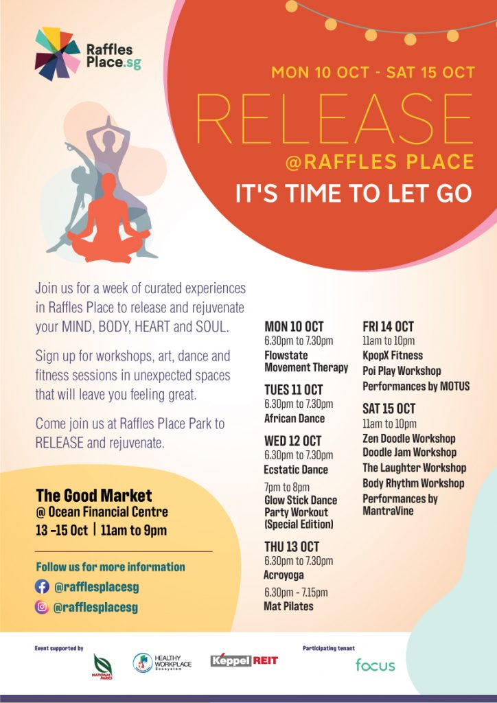 RELEASE @ Raffles Place Park - Raffles Place.sg